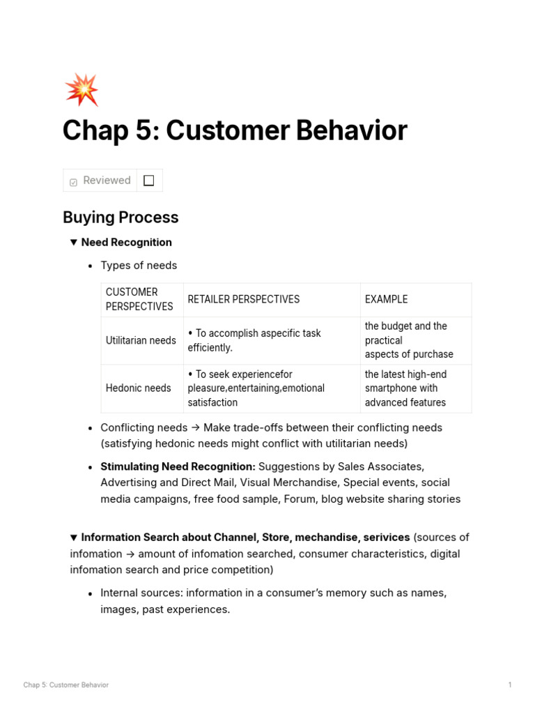 Retail Management: Customer Behavior | PDF | Consumer Behaviour | Retail