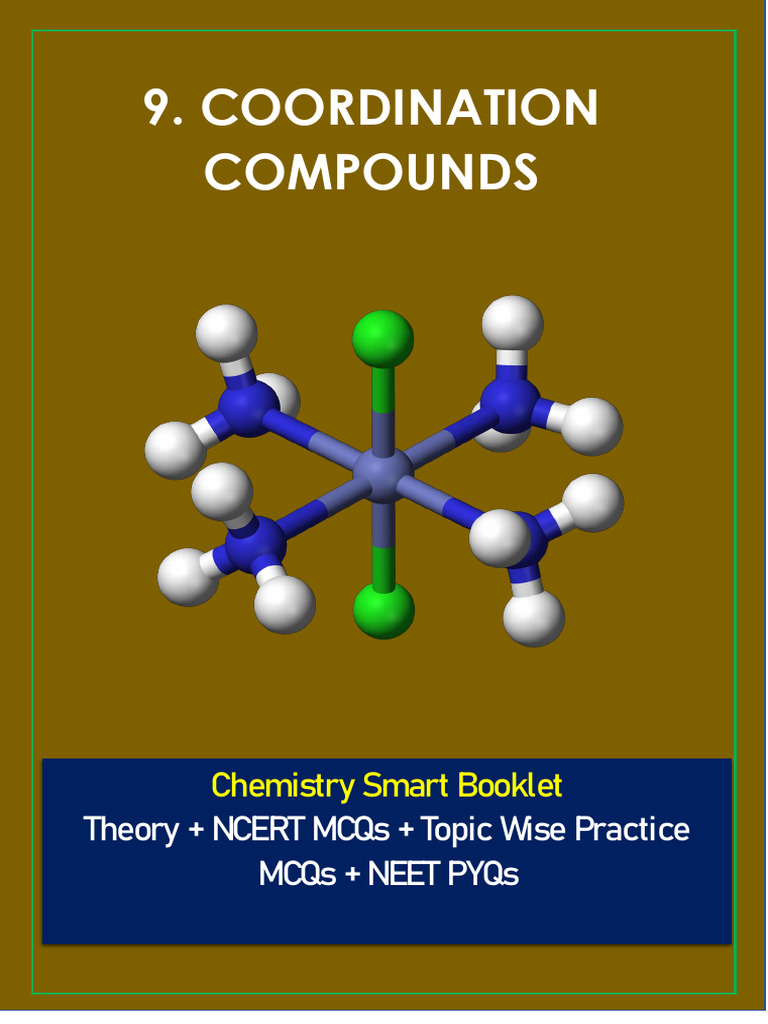 9.coordination Compounds F | PDF | Coordination Complex | Ligand