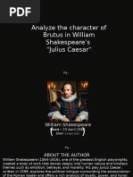 Brutus in - Julius Caesar - A Comprehensive Character Analysis | PDF ...