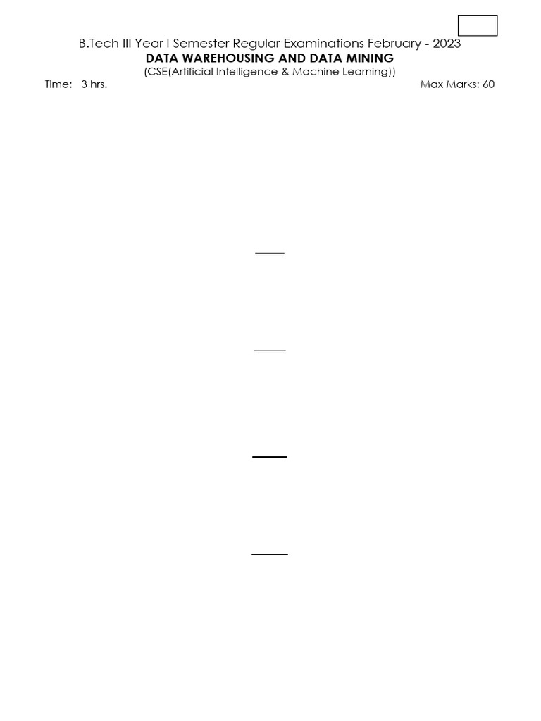 Data Warehousing and Data Mining | PDF | Data Mining | Data Warehouse