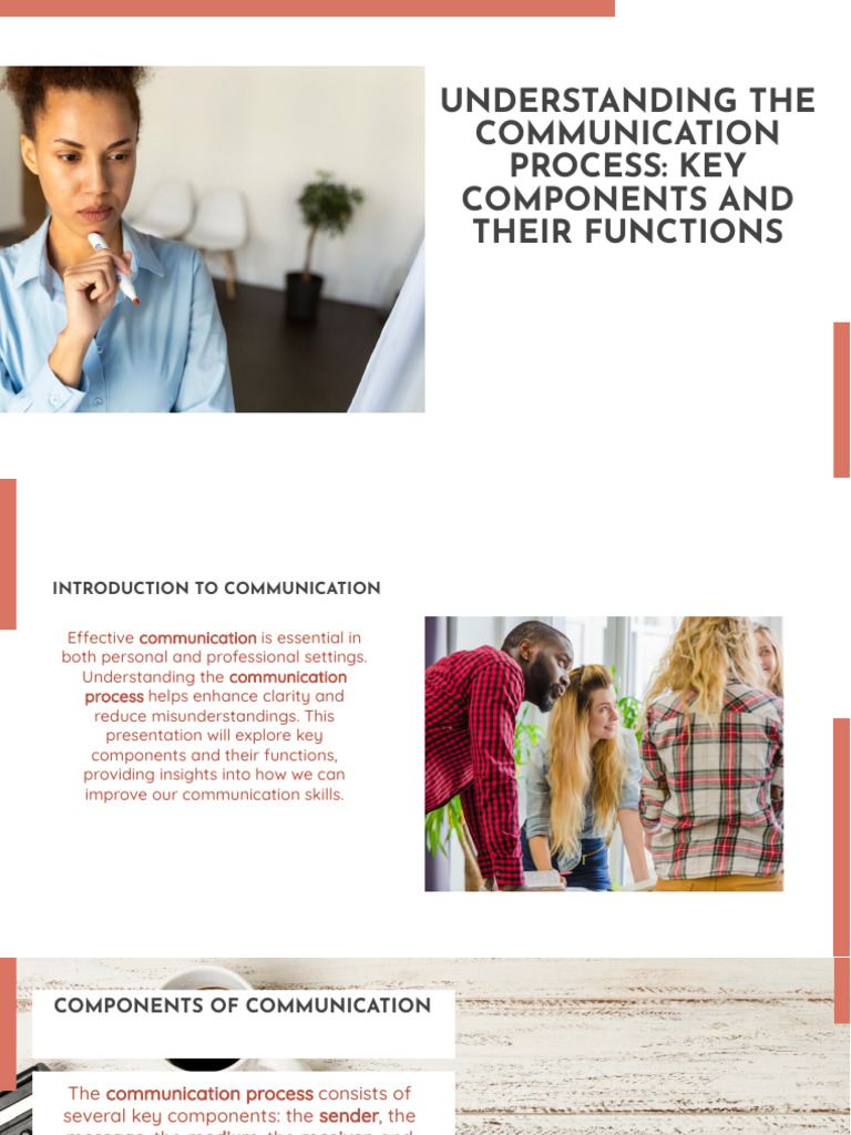 Slidesgo Understanding The Communication Process Key Components and Their Functions ...