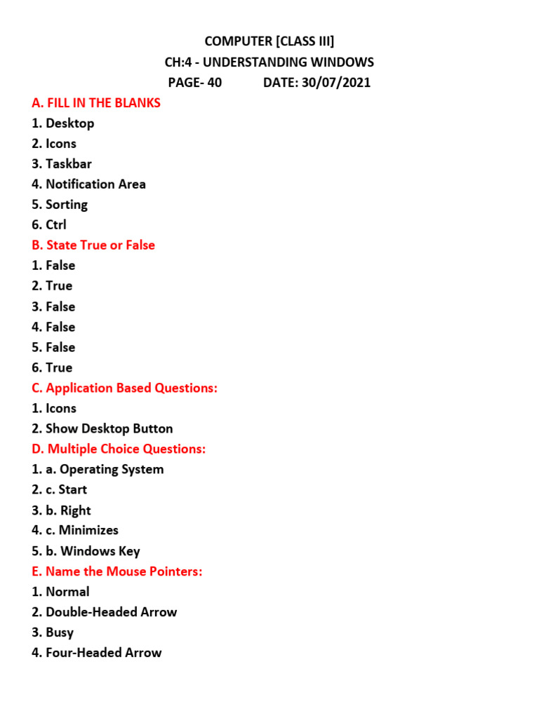 Computer CH-3 | PDF | Art | Computers