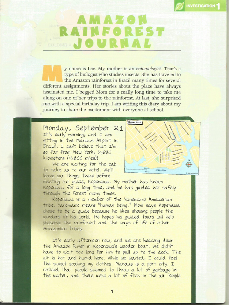 Amazon Rainforest Journal | PDF