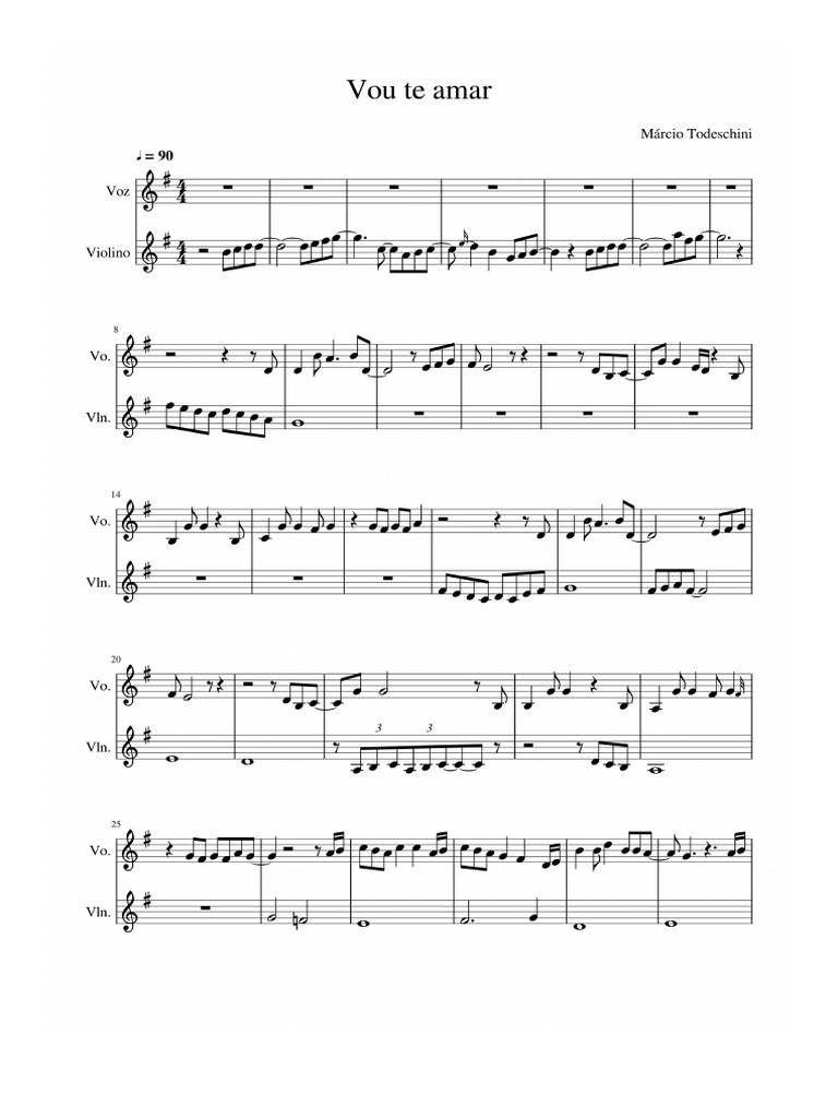 Vou Te Amar | PDF