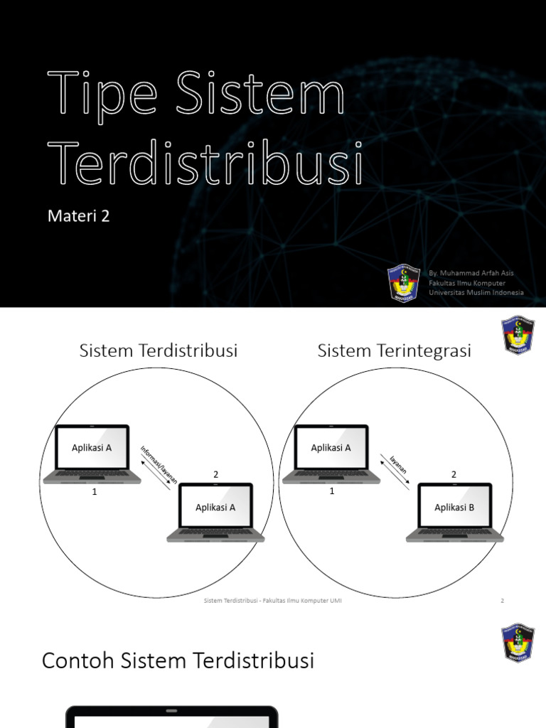 Materi 2 - Tipe Sistem Terdistribusi | PDF | Sains & Matematika