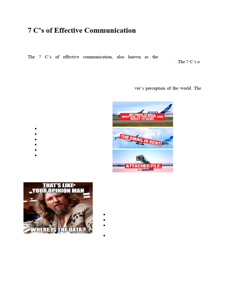 7 C - Communication | PDF | Communication | Human Communication