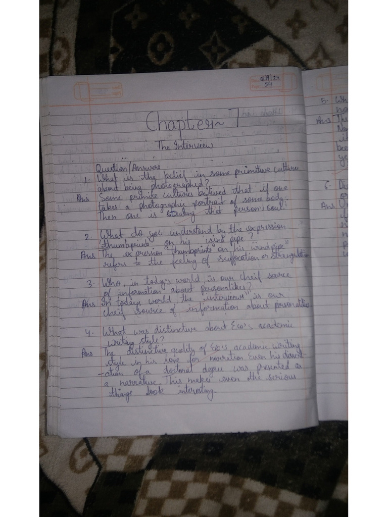 English Class 12 Chapter Going Places and The Interviewer | PDF