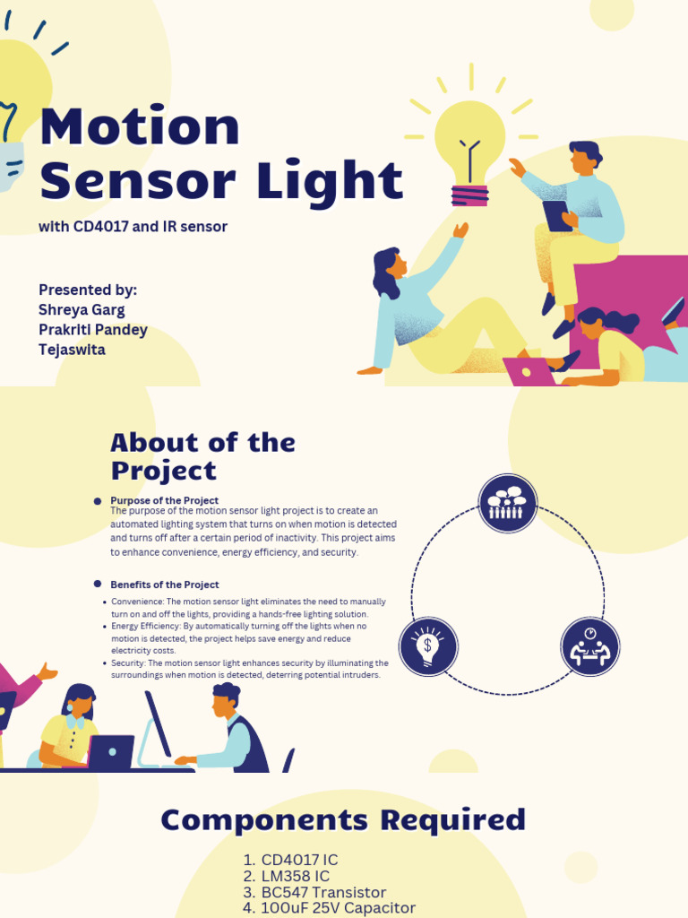 DIY Motion Sensor Light Guide | PDF | Infrared | Relay