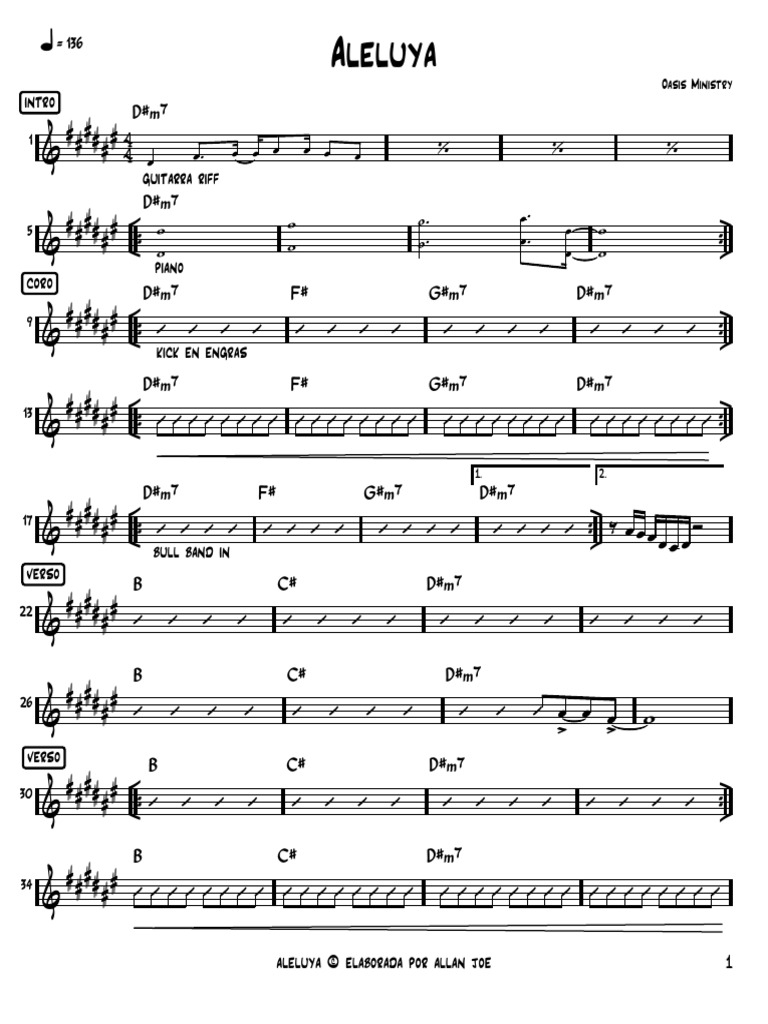 Aleluya - Oasis Ministry 2 | PDF