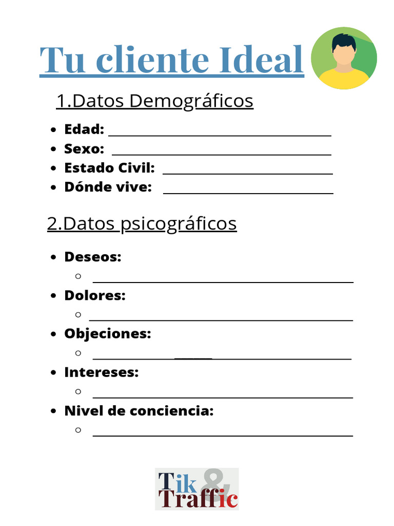 Ficha Cliente Ideal | PDF