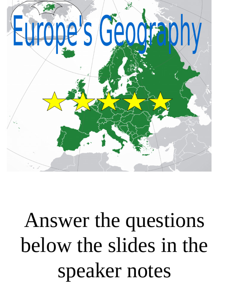 Europe Geography | PDF | Business | Travel