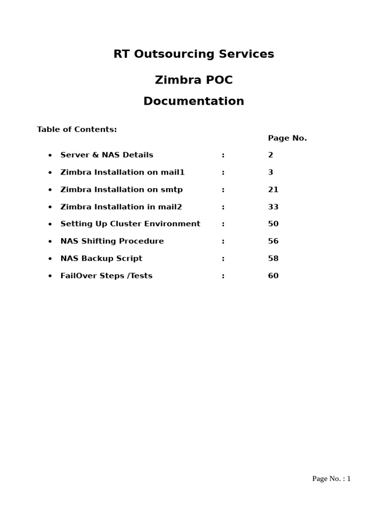Zimbra Implementation | PDF | World Wide Web | Internet & Web