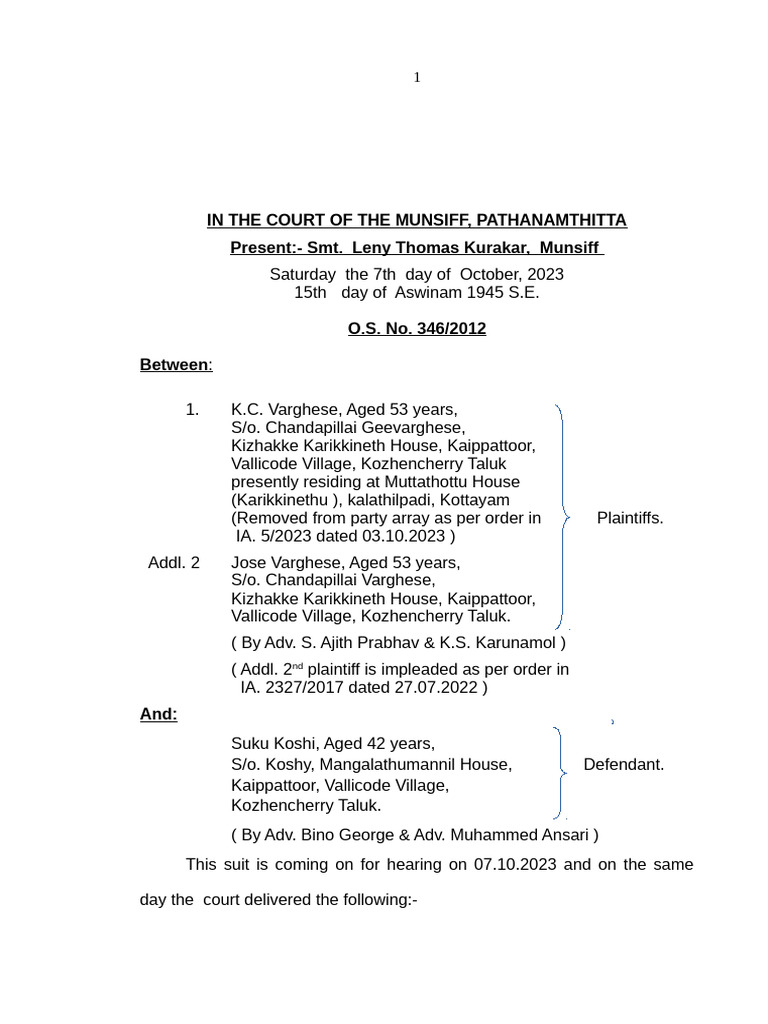 Judgment | PDF | Lawsuit | Mediation