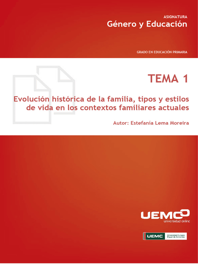 Manual Género UD 1 | PDF | Familia | Sociedad