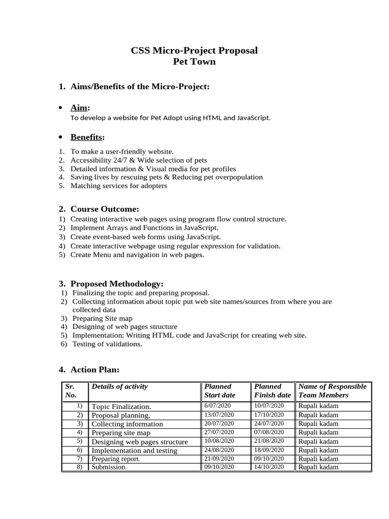 CSS Proposal | PDF | World Wide Web | Internet & Web