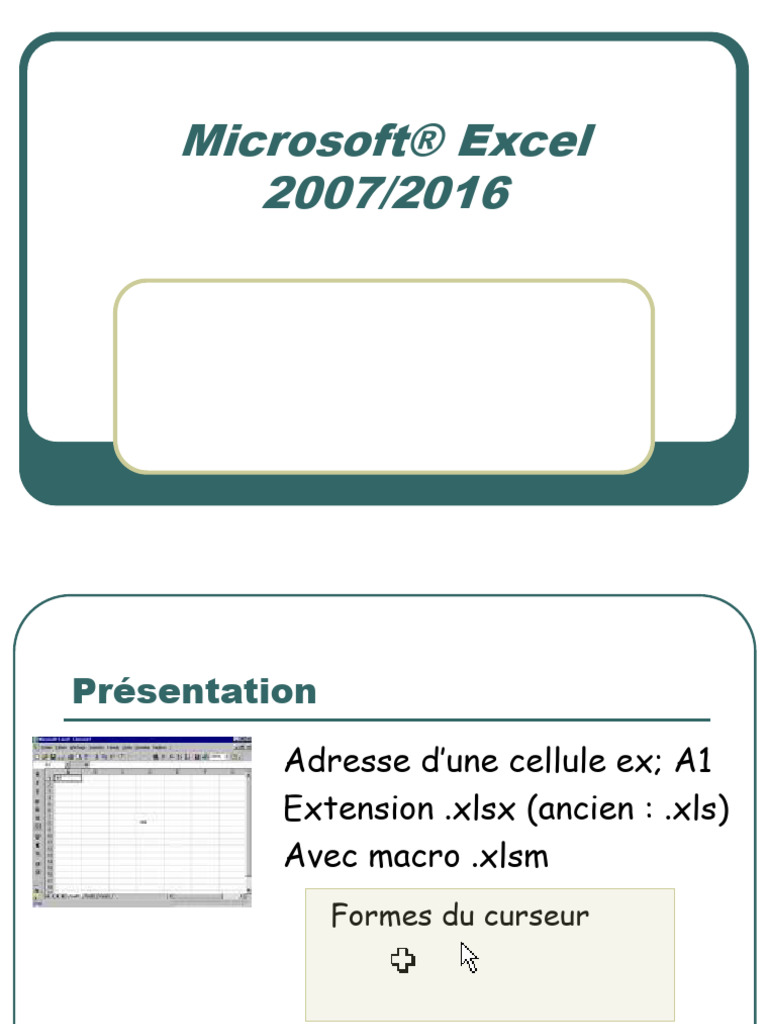 Exercices Pratiques sur Excel 2016 | PDF | Microsoft Excel | Génie logiciel