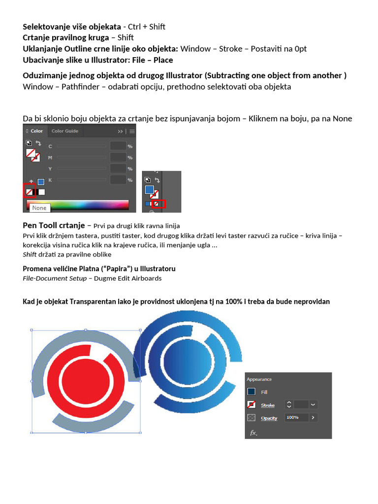 Adobe Illustrator Moj Tutorial | PDF