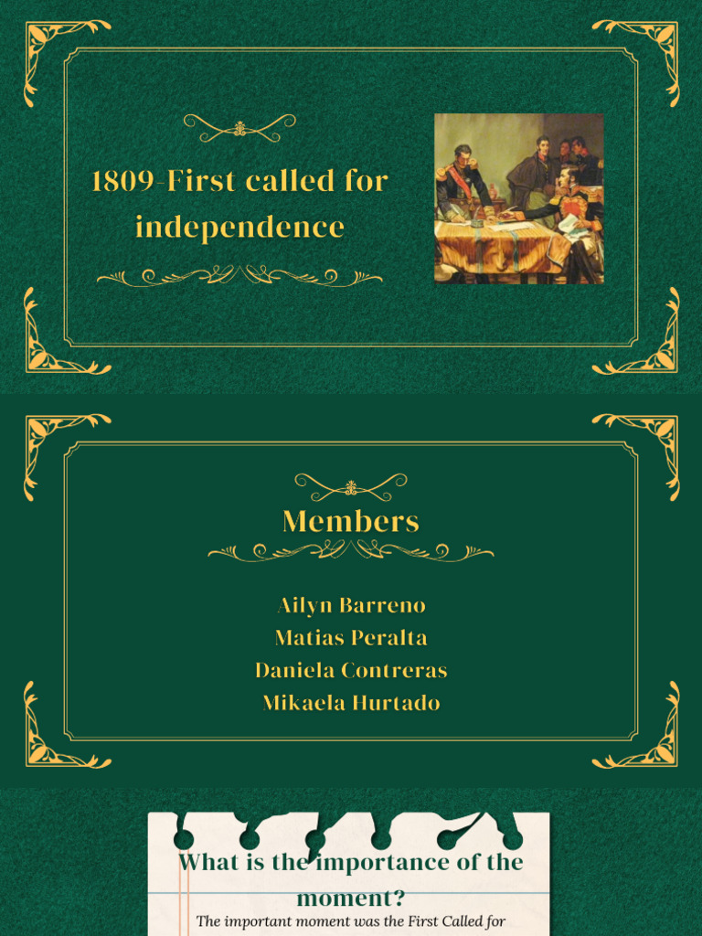 Ecuador's First Cry for Independence | PDF | History