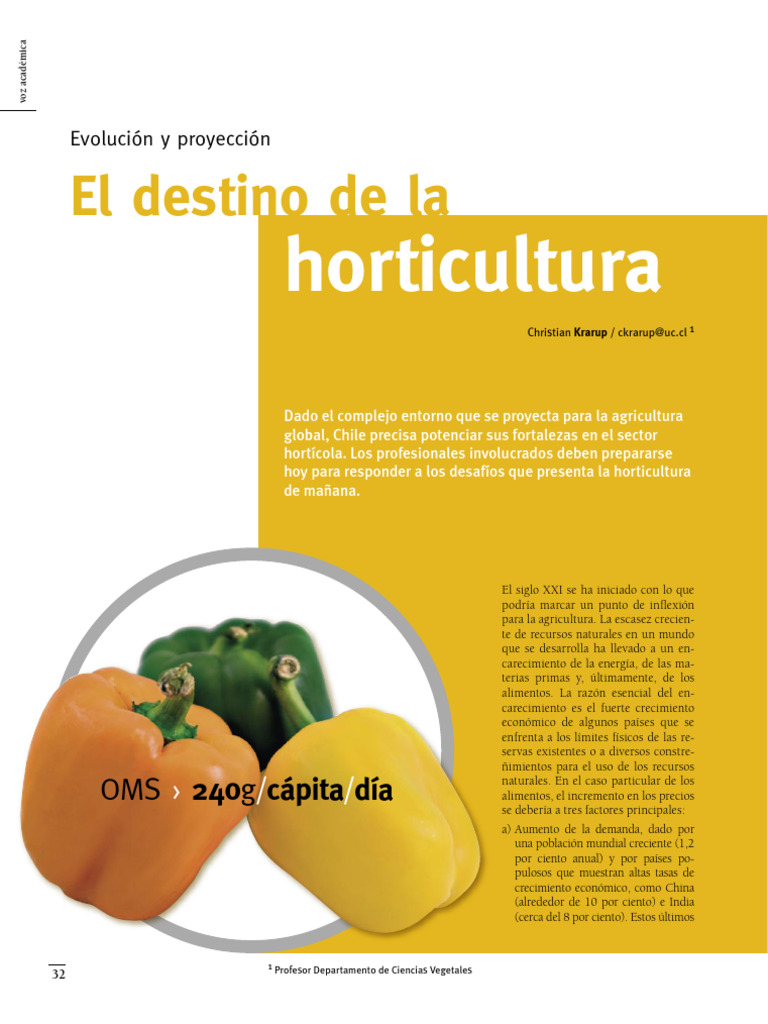 Horti Cultura | PDF | Agricultura | Alimentos