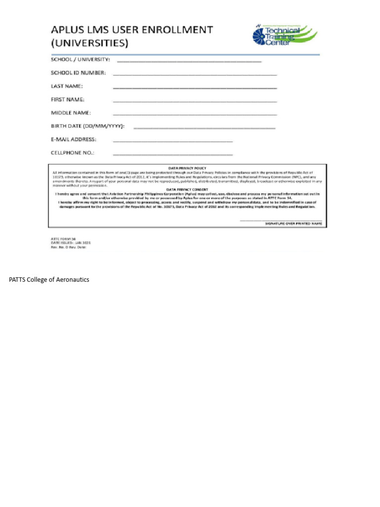 Aplus LMS USER ENROLLMENT | PDF