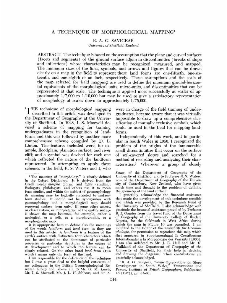 Savigear 1965 | PDF | Map | Convex Set