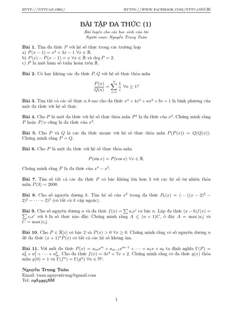 Da Thuc - Nguyen Trung Tuan | PDF