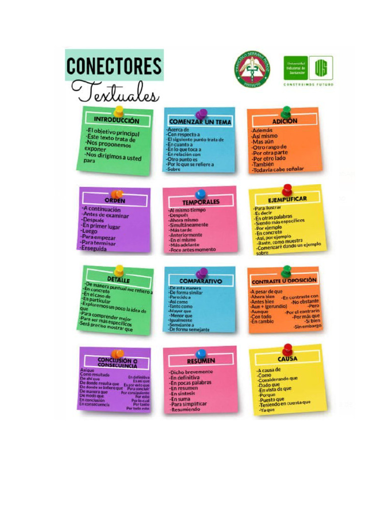 Tabla de Conectores | PDF