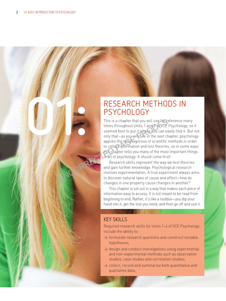 Oxford Psych 1and2 Ch1 Research Methods | PDF | Sampling (Statistics) | Survey Methodology