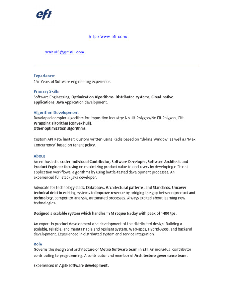 JL5 - JAVA - Rahul - Sharma - Technology Lead - Bangalore | PDF ...