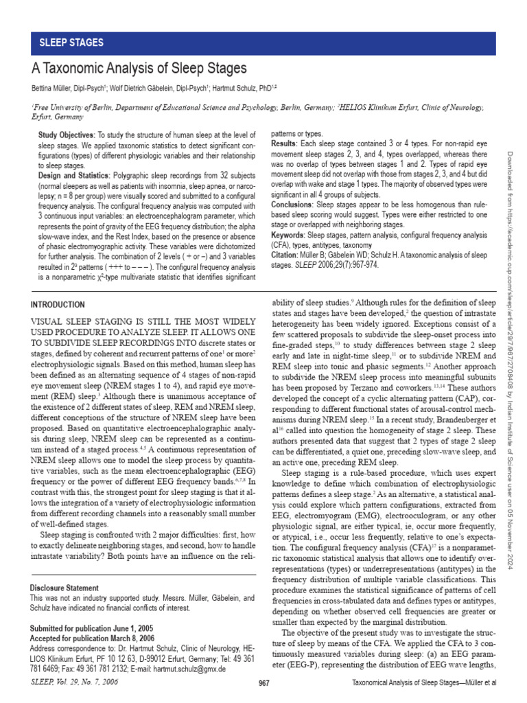 Sleep 29 7 967 | PDF | Sleep | Electroencephalography