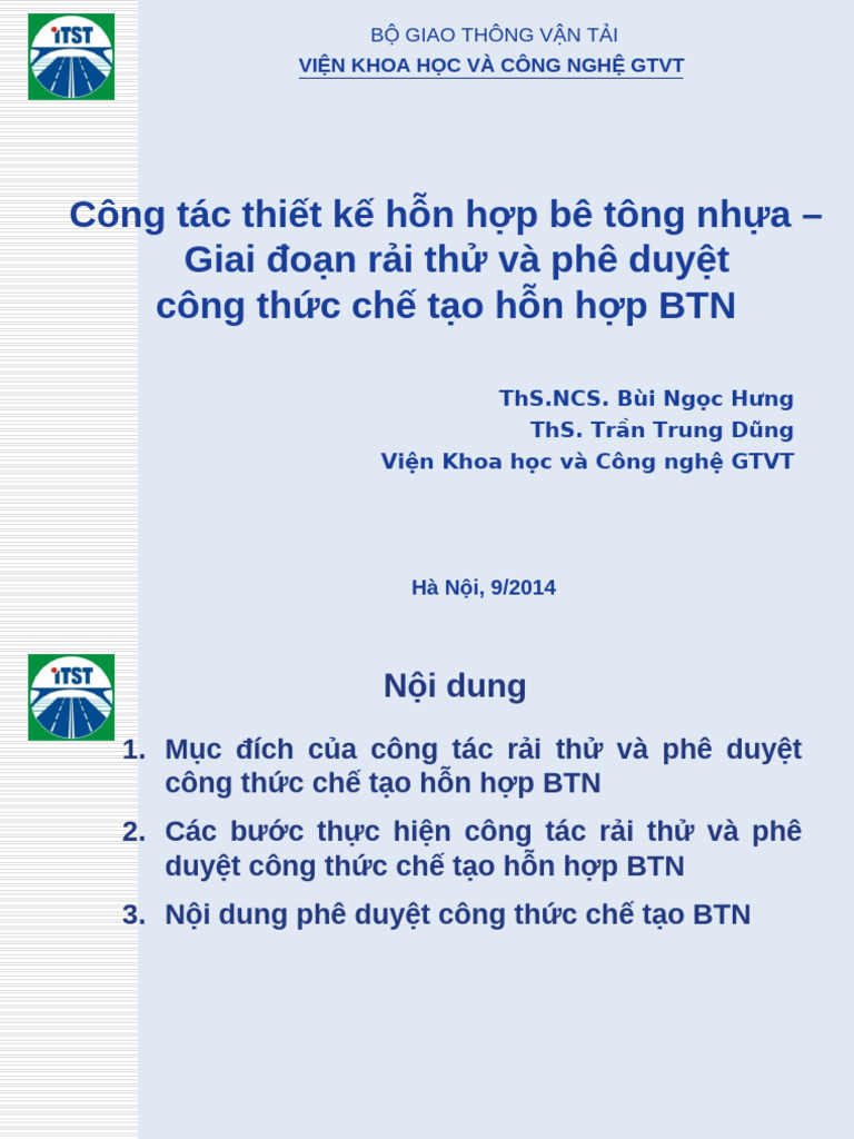 TK BTN Giai Doan Rai Thu | PDF