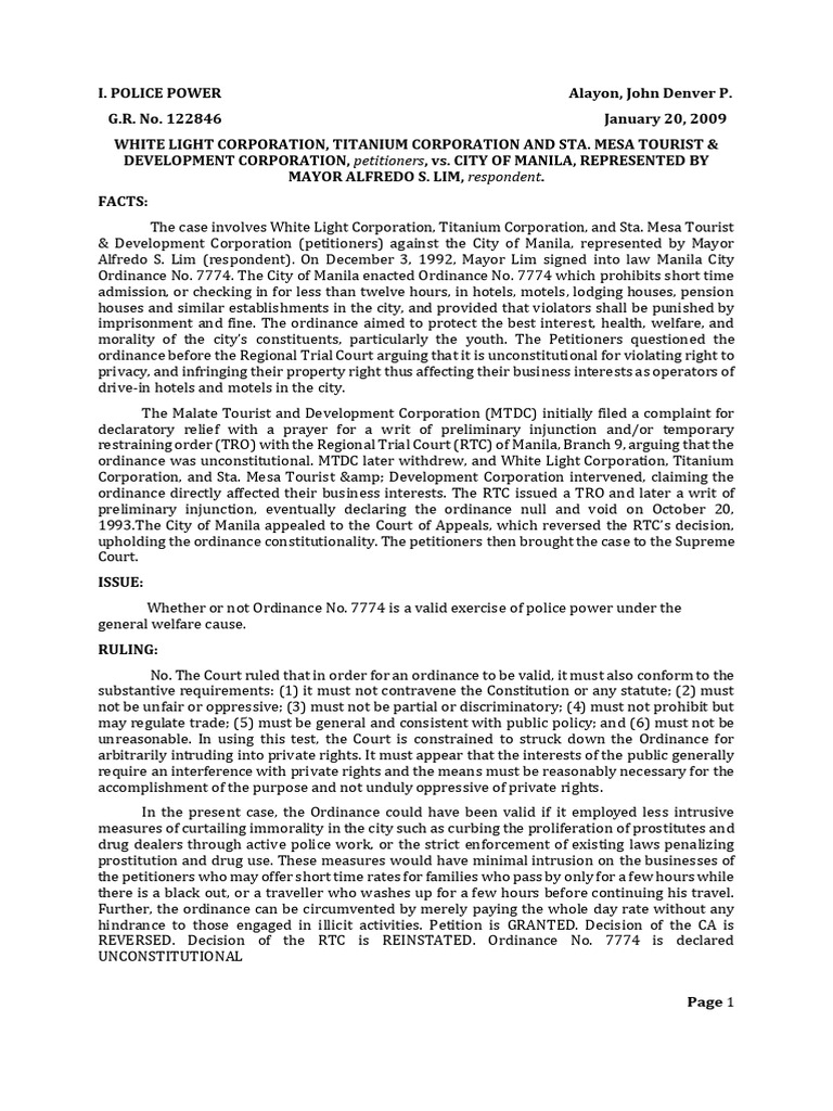 Updated Compiled Case Digest JD-1Bigbaras | PDF | Eminent Domain | Injunction
