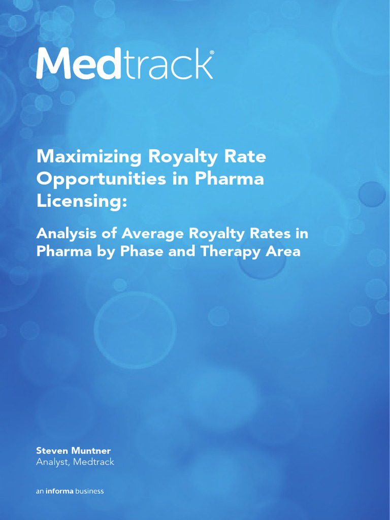 Royalties Report | PDF | Royalty Payment | Phases Of Clinical Research