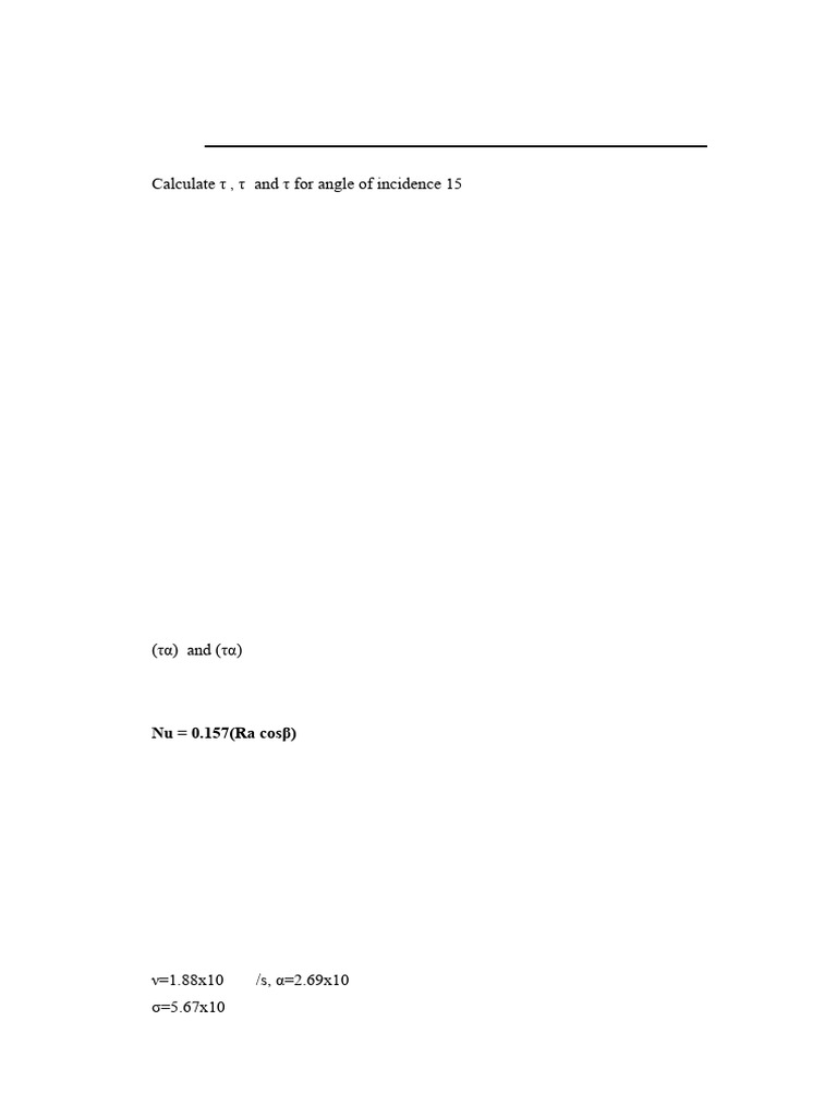 Asignment Unit III | PDF | Heat Transfer | Refractive Index