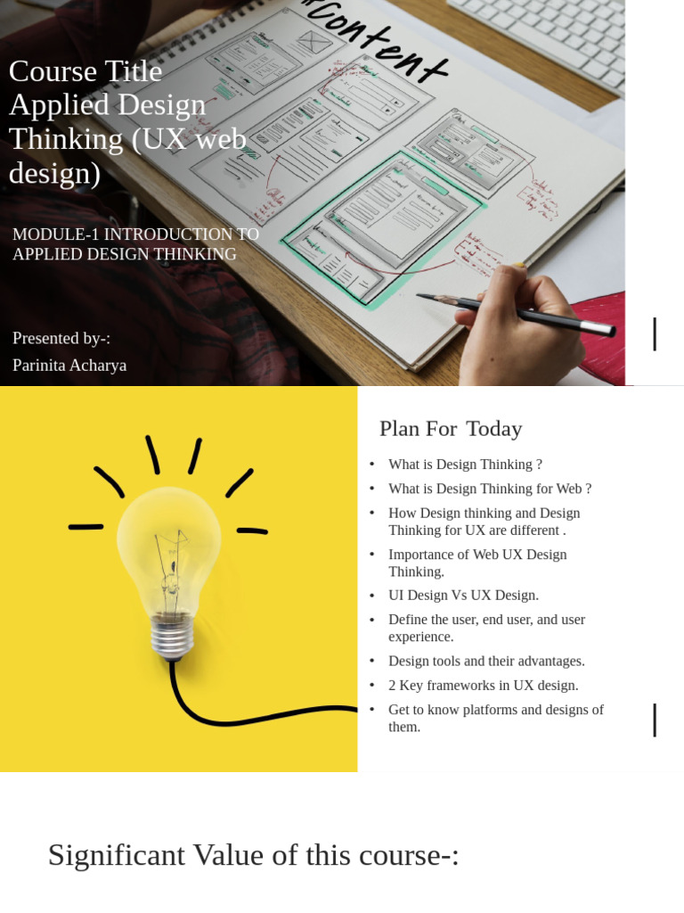 Applied Design Thinking for UX | PDF | Design Thinking | Usability