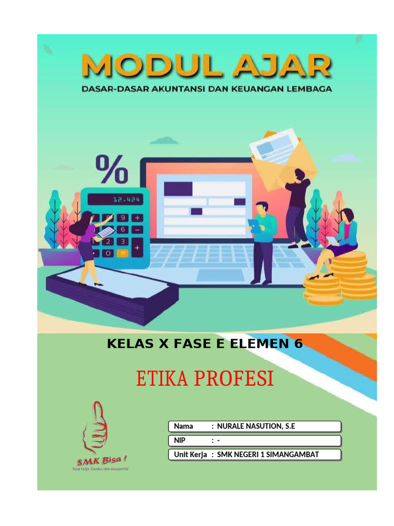 Modul Etika Profesi Akuntansi Kelas 10 | PDF