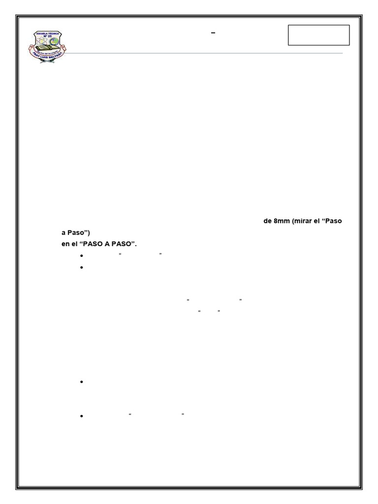 Tp3 - Caratula - Ejercitacion Virtual para 1er Año - Tec de La Rep | PDF | Lápiz | Implementos ...