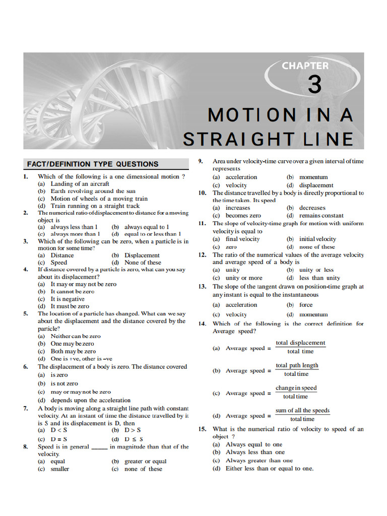 1D Motion Assignment | PDF