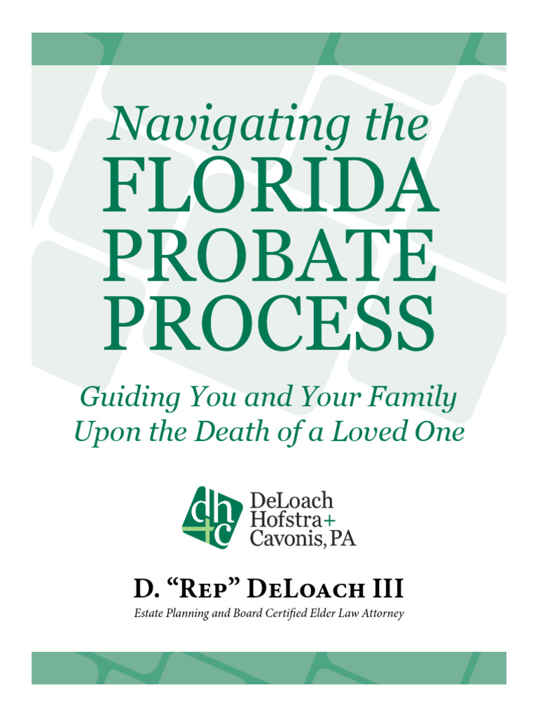 Understanding Florida's Probate Process | PDF | Probate | Estate Tax In ...