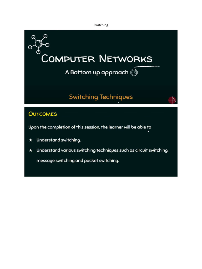 Switching | PDF