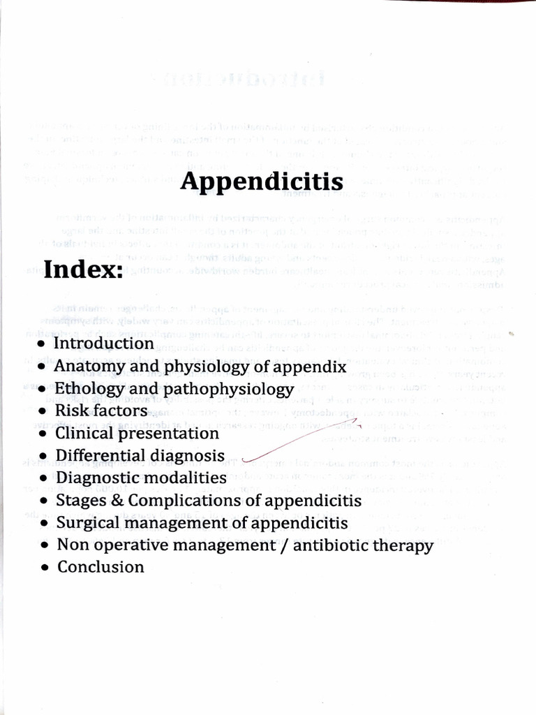 Appendicitis Assignment | PDF | Medical Imaging | Inflammation