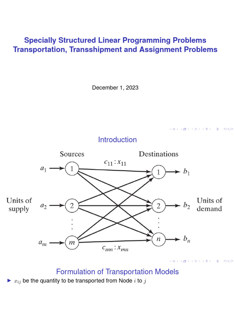 Linear Programming for Logistics | PDF | Mathematical Analysis ...