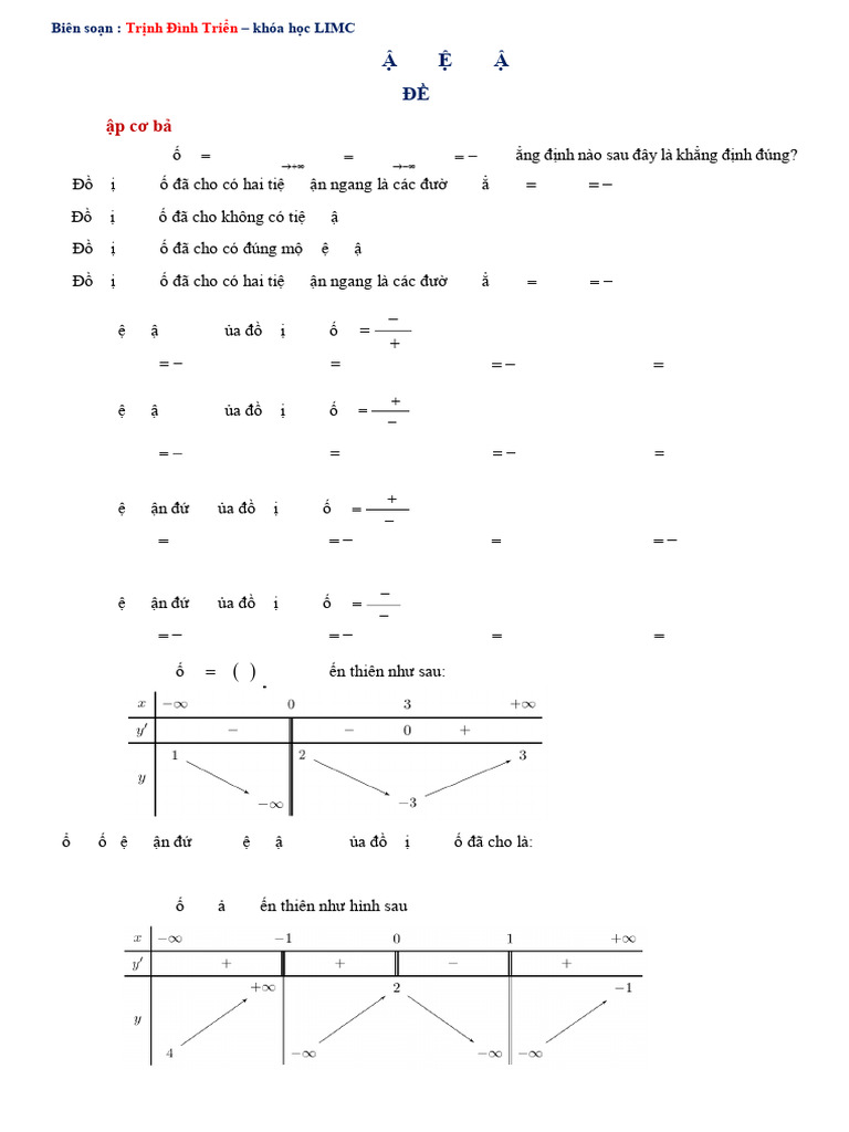 Bai Tap Tiem Can 1 | PDF