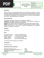 Ficha Tecnica Un1791 Al 15% Hipoclorito de Sodio | PDF | Sustancias ...