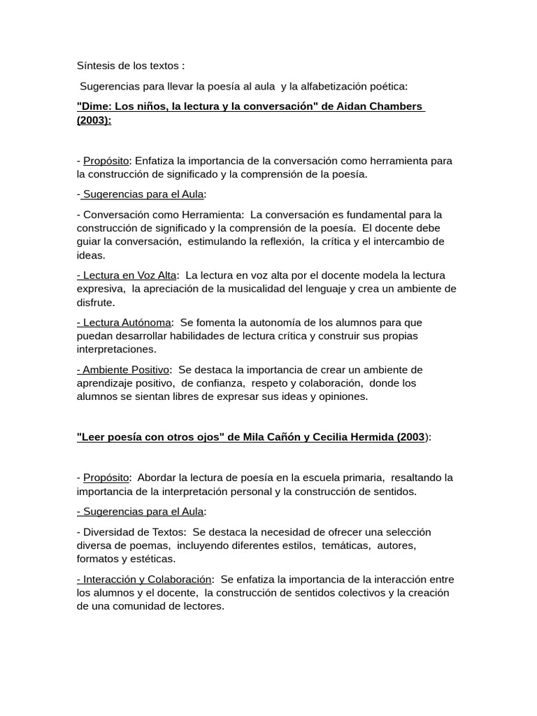 Sintesis | PDF | Salón de clases | Maestros