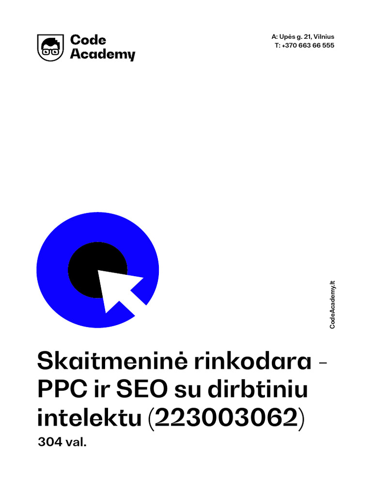 Skaitmenin - Rinkodara - PPC Ir SEO Su Dirbtiniu Intelektu (223003062) | PDF