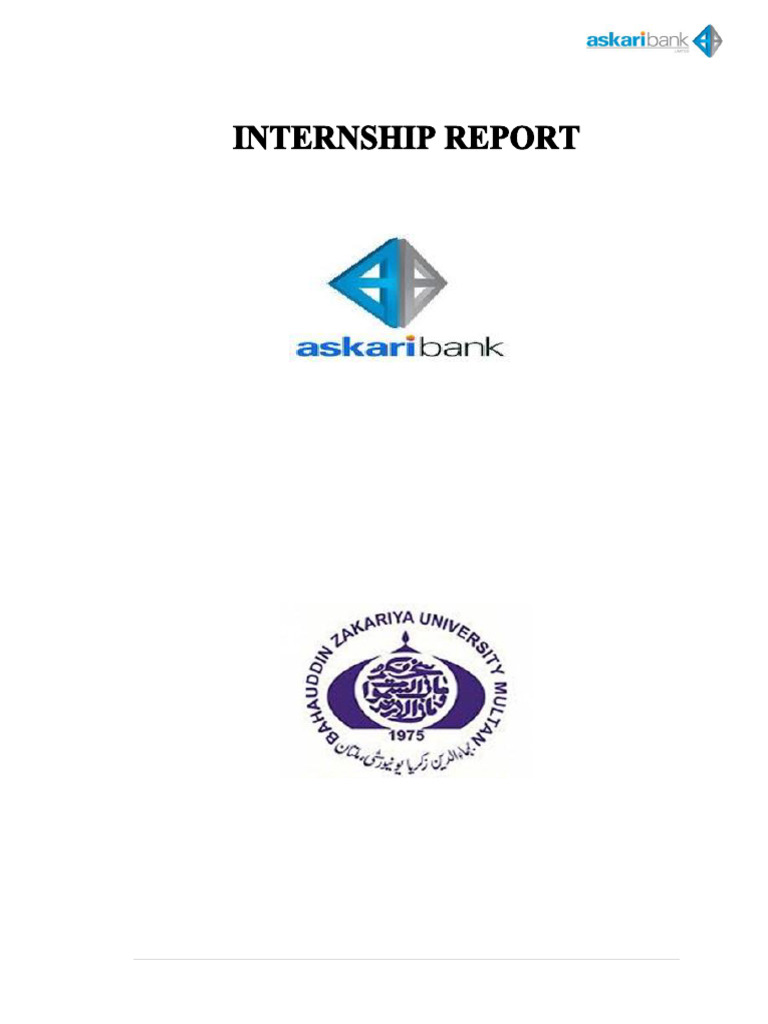 Final Askari Bank Report Hamza | PDF | Banks | Line Of Credit