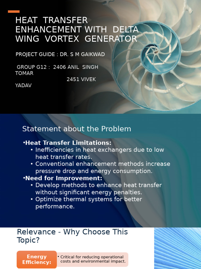 Delta Wing Vortex Heat Transfer | PDF | Vortices | Heat Transfer