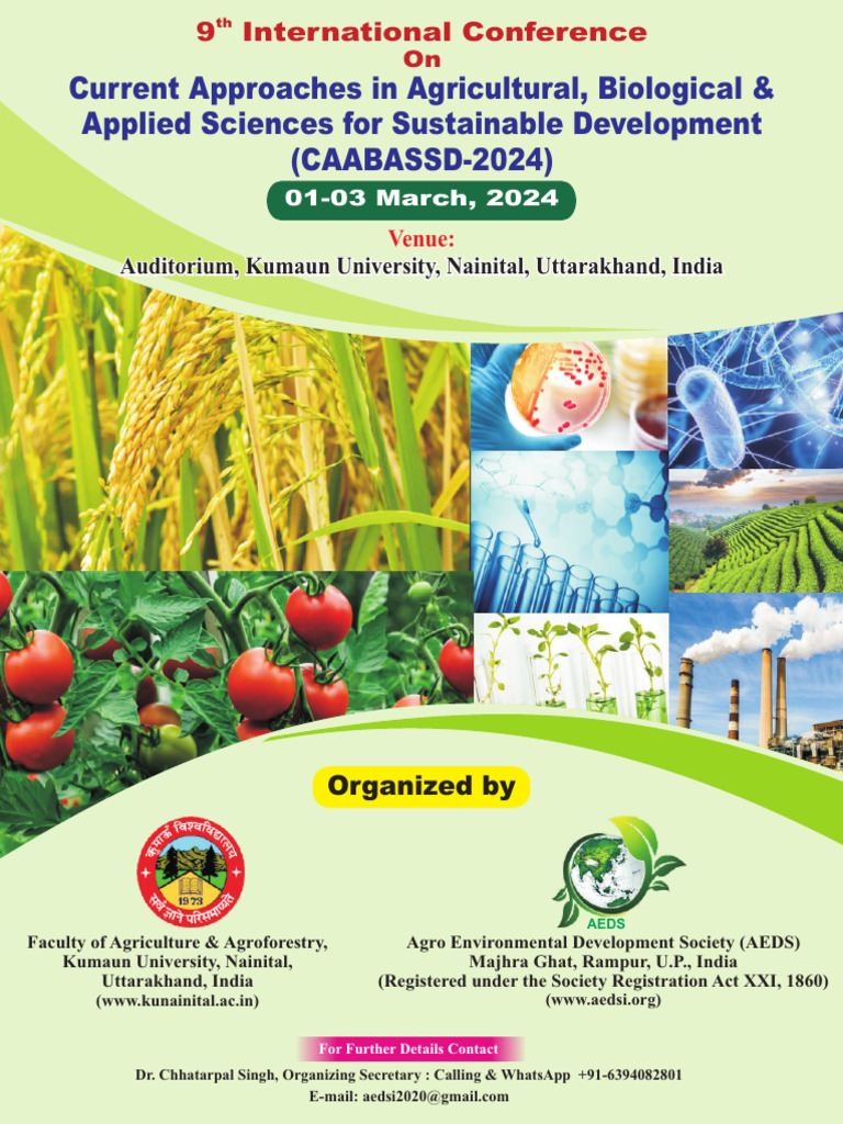 CAABASSD-2024: Global Plant Science Conference | PDF | Biodiversity ...