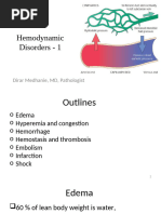 Hemodynamic Disorders Pathology | PDF | Edema | Thrombus